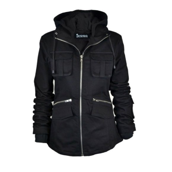 Dark Rock | Jackets & Coats | Prime Ladies Parka Jacket Women Cotton ...